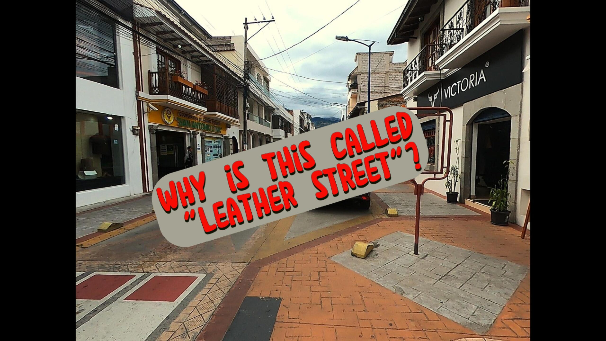 Leather Street, Cotacachi... - Wing Rider