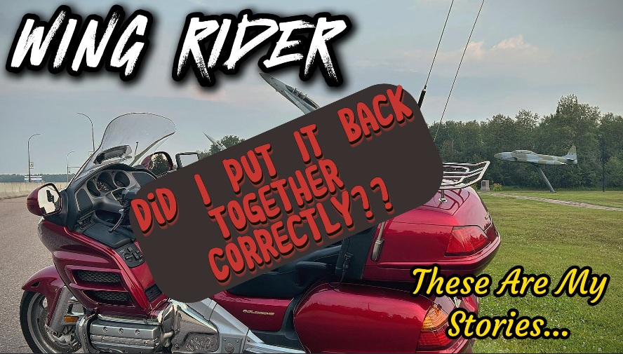 Shakedown Ride - Did I Put It Back Together Properly? - Wing Rider